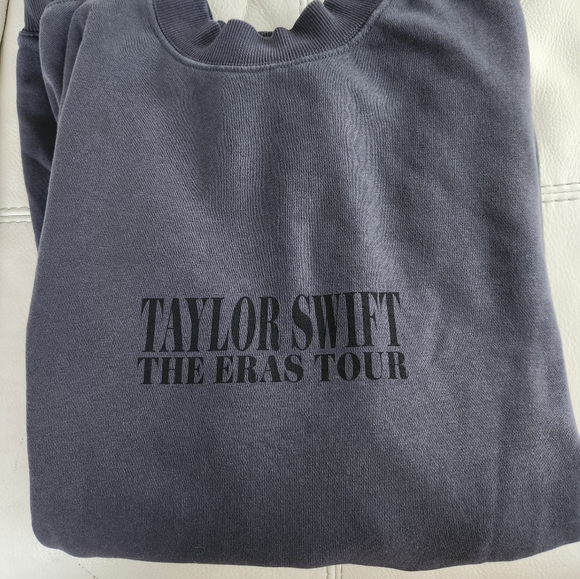Taylor Swift | Tops | Taylor Swift Eras Tour Blue Crew | Poshmark